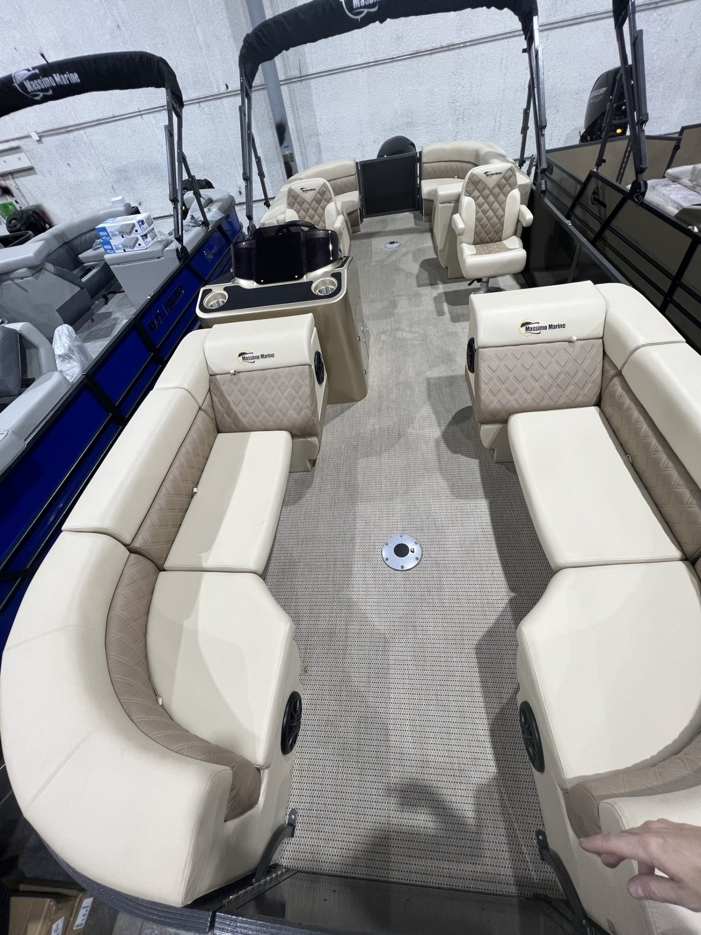 2023 Massimo Marine 24 Quad Lounger Pontoon Power Boat For Sale ...